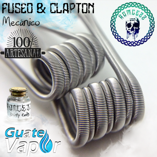 Fused & Clapton by Ramcezz - Mecánico 0.10 - 0.12 Ω - GuateVapor