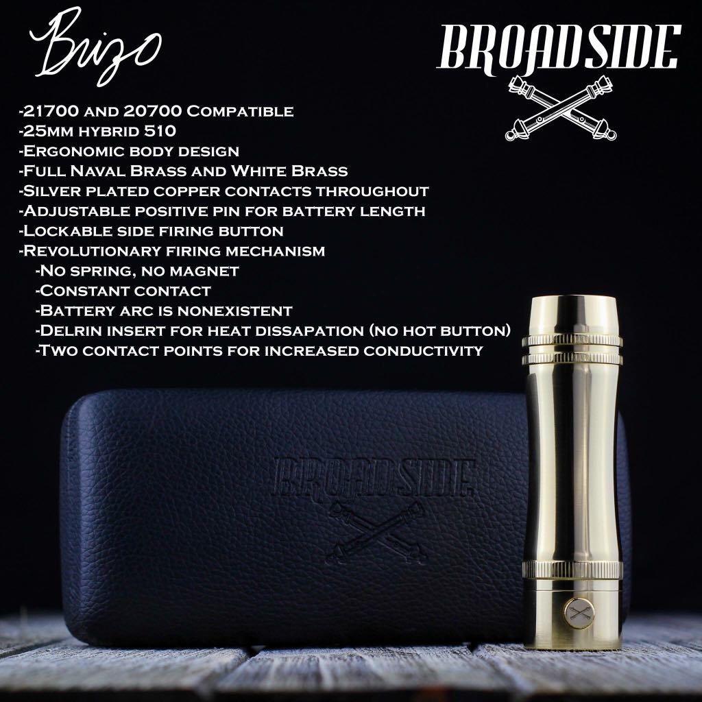 Broadside BRIZO Mod - Mecánico - GuateVapor