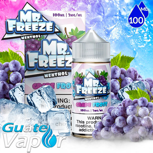 Grape Frost - Mr. Freeze 100ml (Disponibles en 0mg) - GuateVapor