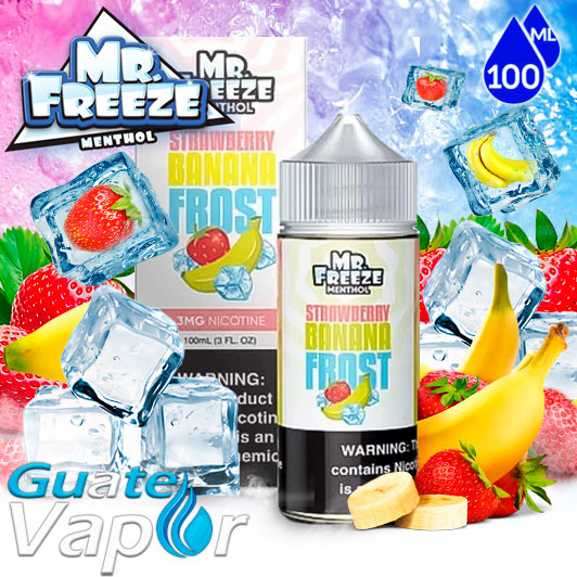 Strawberry Banana Frost – Mr. Freeze 100ml - GuateVapor