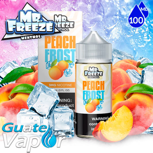 Peach Frost - Mr. Freeze 100ml - GuateVapor