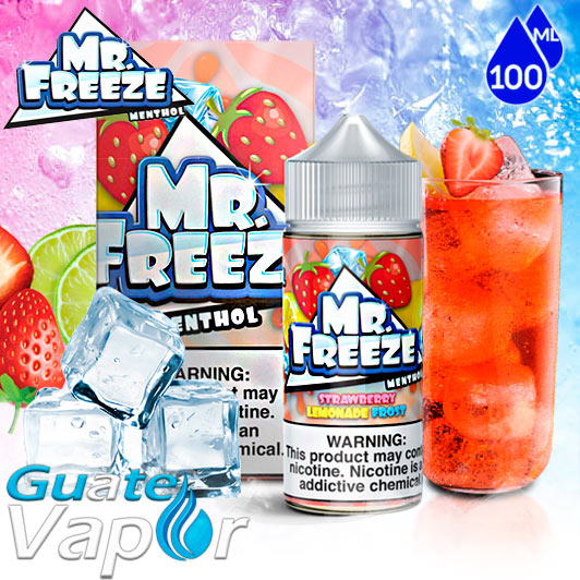 Strawberry Lemonade Frost - Mr. Freeze 100ml (Disponibles en 0mg) - GuateVapor