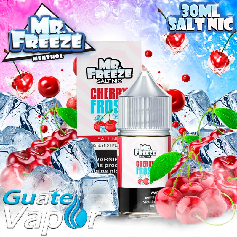 Cherry Frost - Mr Freeze Salt 30ml - GuateVapor