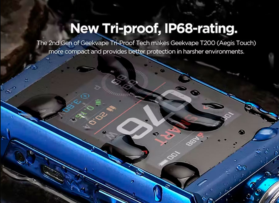 GeekVape Aegis Touch (T200) Box Mod - GuateVapor