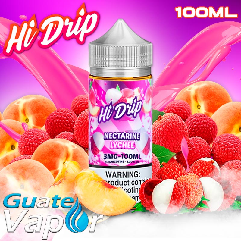 Nectarine Lychee - Hi Drip 100ml - GuateVapor