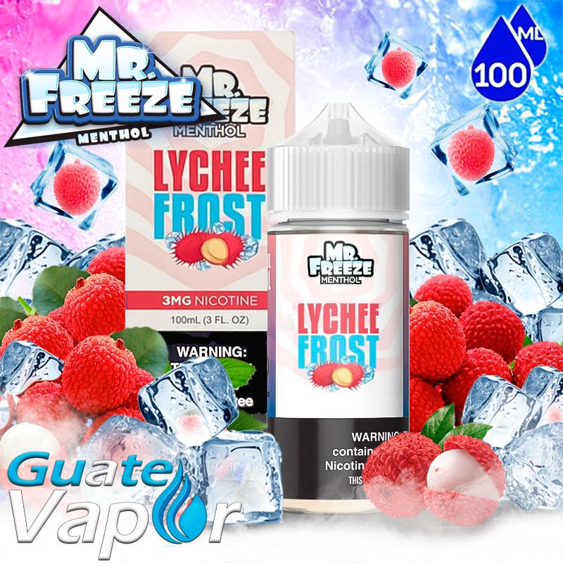 Lychee Frost - Mr Freeze 100ml - GuateVapor