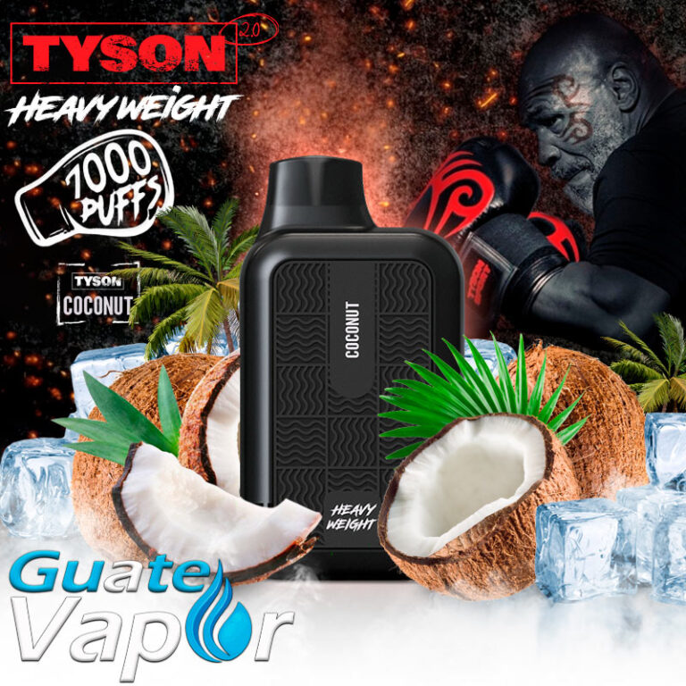 TYSON VAPE 2.0 by Mike Tyson - Pod Desechable (7000 + Puffs) - GuateVapor