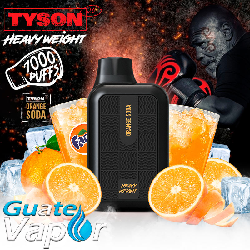 TYSON VAPE 2.0 by Mike Tyson - Pod Desechable (7000 + Puffs) - GuateVapor
