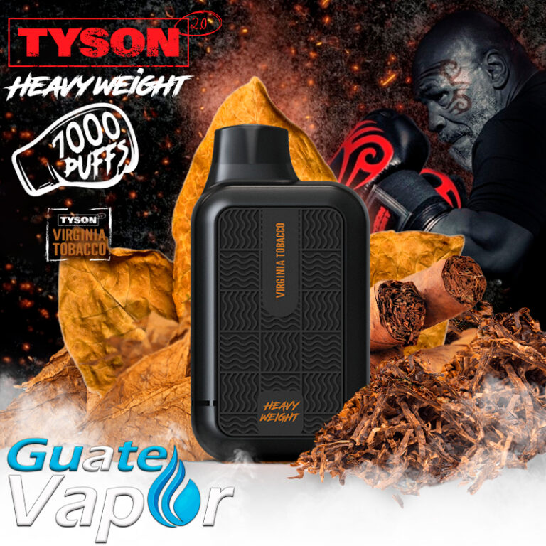 TYSON VAPE 2.0 by Mike Tyson - Pod Desechable (7000 + Puffs) - GuateVapor