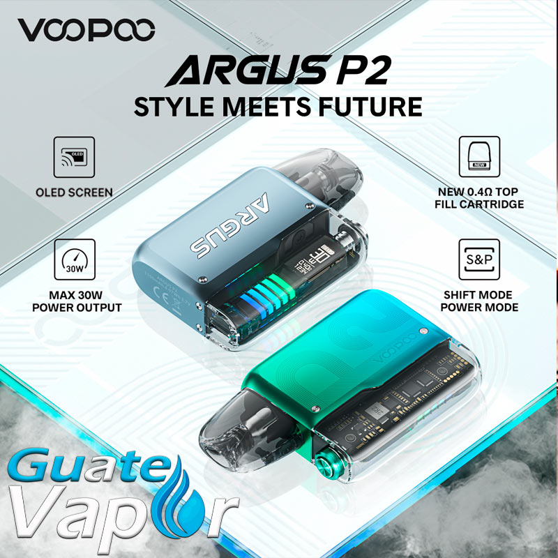 VooPoo Argus P2 Pod Kit (AGOTADO) - GuateVapor