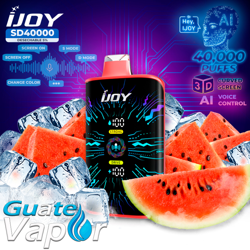 iJoy SD40000 - Pod Desechable (40,000 Puffs) - GuateVapor