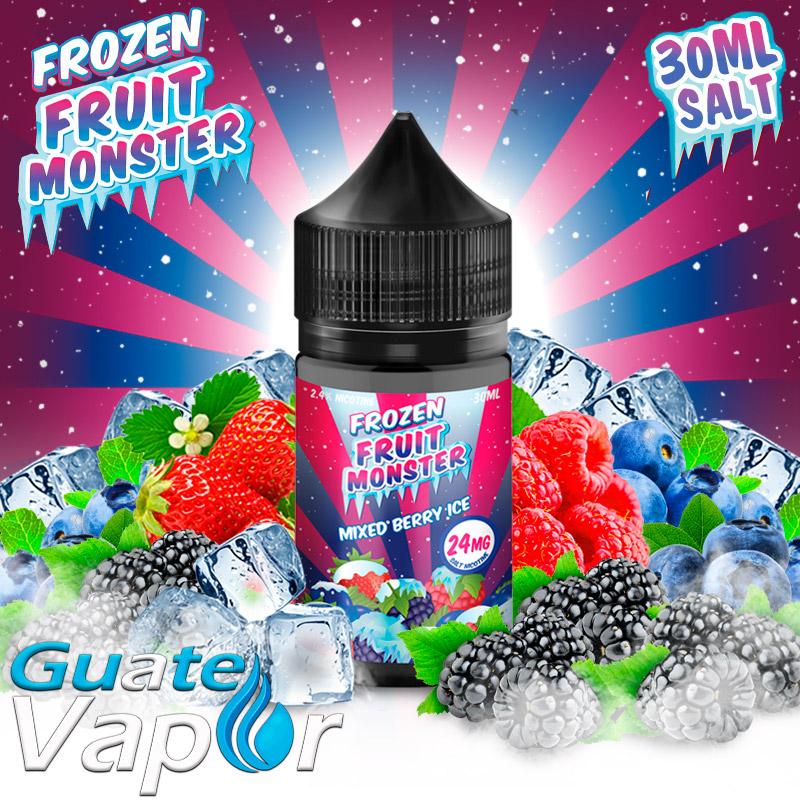 Mixed Berry Ice - Frozen Fruit Monster Salt 30ml - GuateVapor
